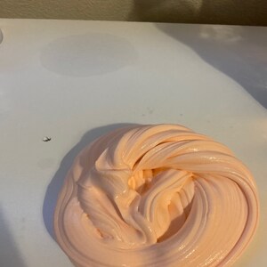 Peach Scented Fluffy Slime Fluffy Slime Scented Slime Fruit Scented ...