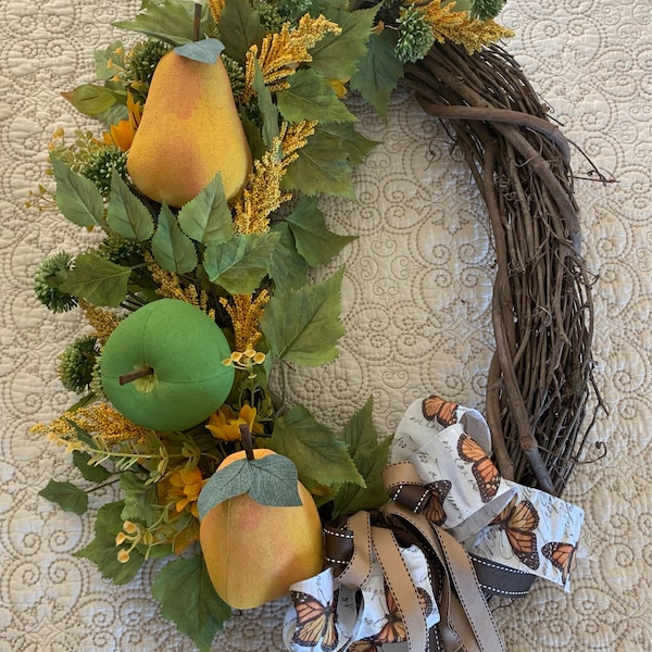 Pear Bowl Fillers Farmhouse Style Pear Handmade Pears Farmhouse Pears ...