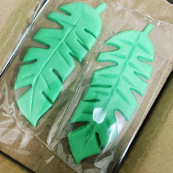 Sugar Fondant Variety Leaves for Jungle Theme Cakes and Cupcakes ...