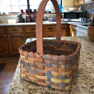 DIY Beginner Basket Weaving Kit, Weaving Kit, Square Basket, Reed ...