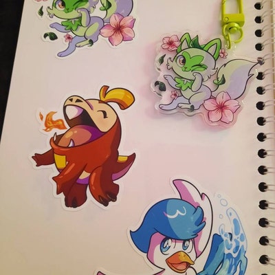 Element Trio, Epoxy Acrylic Keychains - Etsy