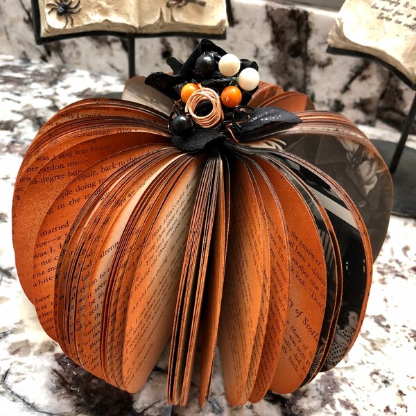 Book Pumpkins for Fall and Halloween (original-smooth) - Etsy
