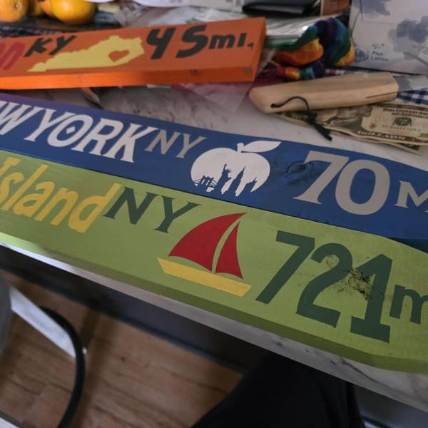 Directional College Signs, Destination Signs Personalized College Logos ...