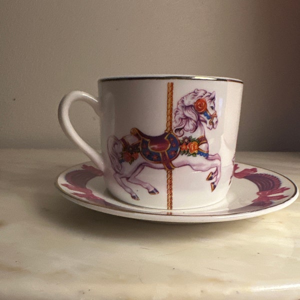 SPAL, Porcelain Tea Cup and Saucer, Porcelanas, Portugal - Etsy