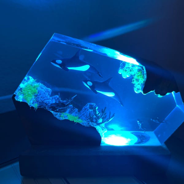 Koi Fish Epoxy Resin Table on Request Hand-painted Koi Fish Art, Unique ...