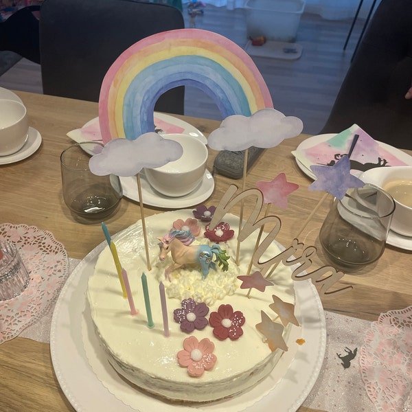 Watercolor Rainbow Clipart - Hand Draw Weather - Baby Shower - Kids ...