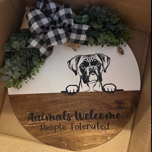 Pet Door Hanger, Pitbull Door Hanger, Pitbull Pet Door Hanger, Dog Door ...