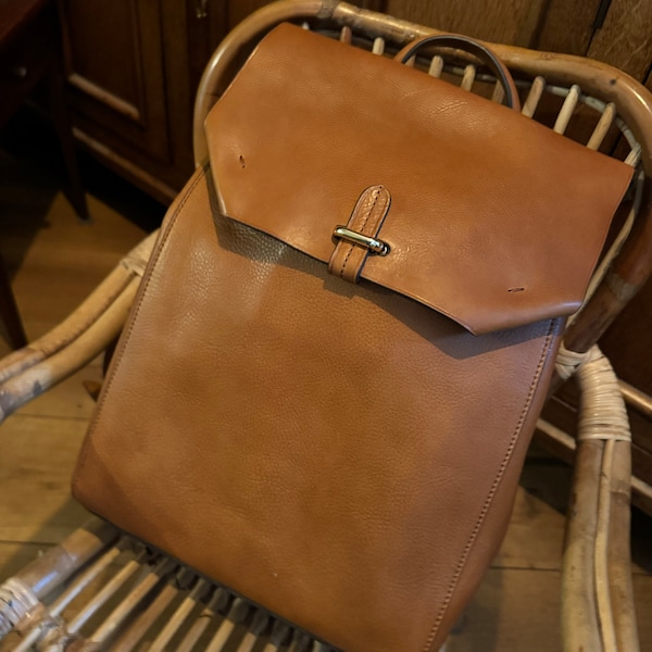 Leather Backpack, Handmade Backpack, Leather Bag, Leather Rucksack ...