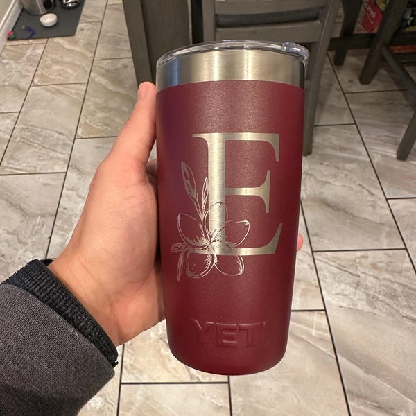 20oz Custom Engraved Yeti Rambler, Yeti Tumbler Personalized - Etsy