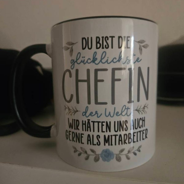 Tasse Chefin Geschenke lustig: Schäffin, Spruch Führungskraft ...