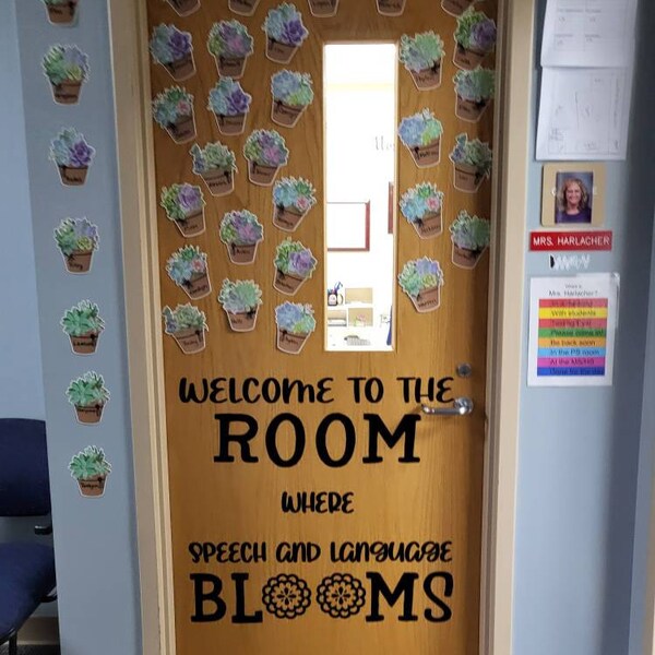 Welcome to the Room Where Speech and Language Blooms, Speech Classroom ...