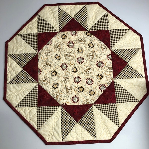 Sunburst Table Topper Pattern. Instant Download. Easy Table Topper - Etsy