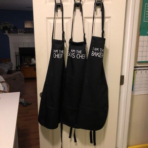Custom Apron, Custom Text Apron, Personalized Apron, Custom Chef Apron ...