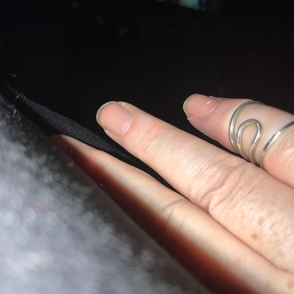 Lateral Deviation Pinky Finger Splint Ring, Arthritis Titanium, Brass ...