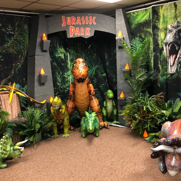 Large Printable Welcome to Jurassic Park Banner , Instant Download ...
