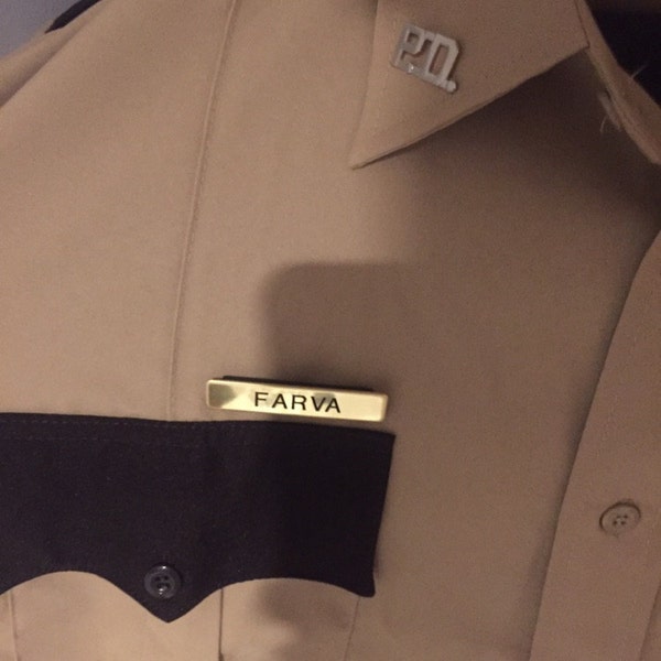 Super Troopers 2 State Police Name Badge - Cosplay Costume Farva ...