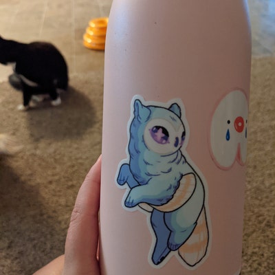 Ghost Cat Riso Print - Etsy