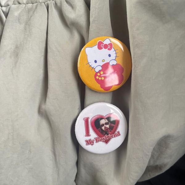Blank Button Pins - Blank Face Buttons (white or Black), FREE SHIPPING ...