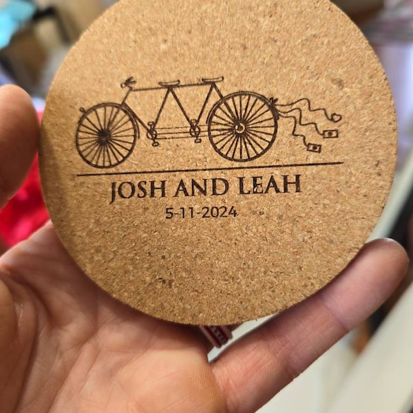 Custom Bulk Wedding Favor Coasters Engraved Coasters Personalized ...