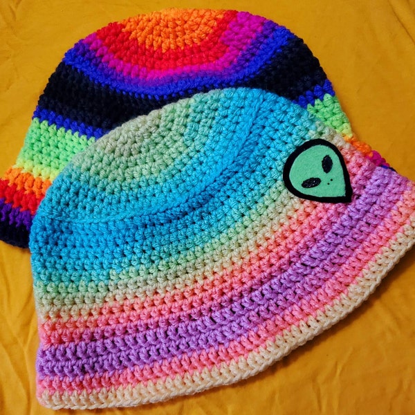 Crocheted Bucket Hat Pattern (PDF Download) - Etsy