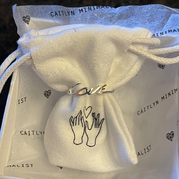 Signature Ring • Memorial Signature Jewelry • Custom Actual Handwriting ...