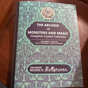 Fireco Monster, a Cryptid Centipede: Insect Bestiary Art Print - Etsy