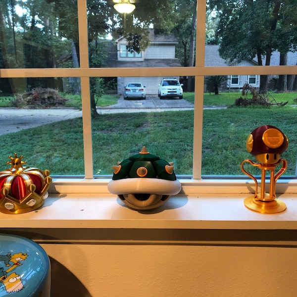 Mario Kart Shell Cup (14", 7") | MK8D Trophy - Etsy