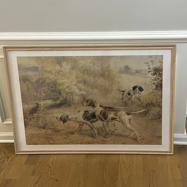 Vintage Hunting Gallery Wall | Set of 9 | Stag Hunter Art | Man Cave ...