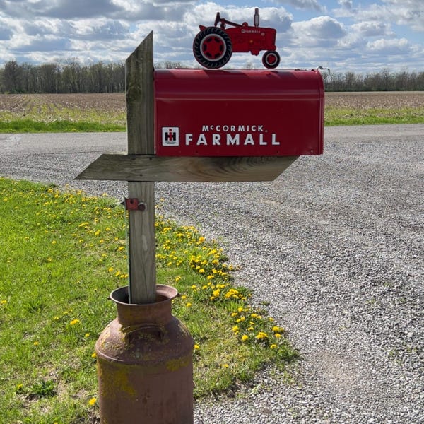 John Deere 8000 Tractor Mailbox - Etsy