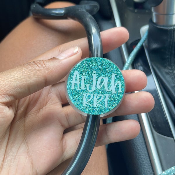 Round Stethoscope ID Tag - Etsy