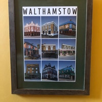 Clapham Poster Print, the Bobbin Pub, South West London, Customised ...