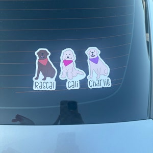 Personalized Doberman Pinscher Sticker // Custom // Gift for Dog Lover ...