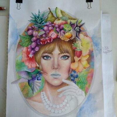 Coloring Page tiffany Instant Download Printable File PDF - Etsy