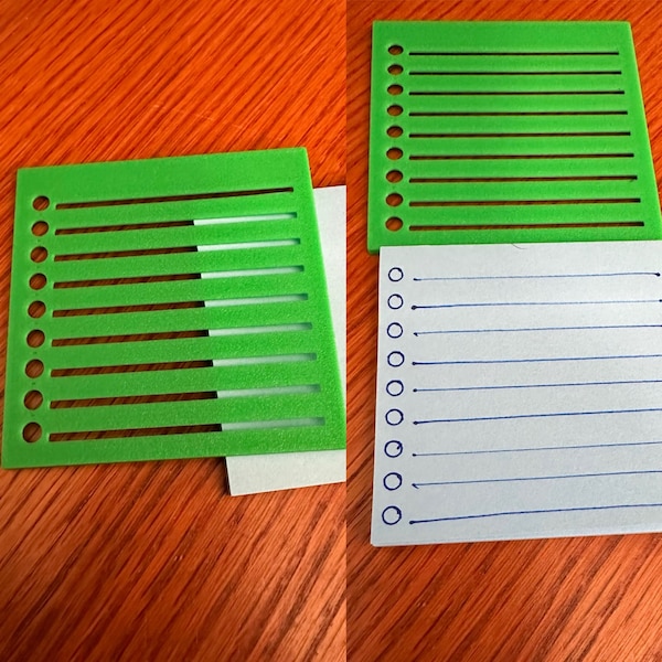 Post-it Note Stencil - Etsy