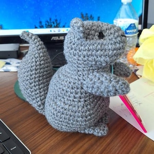 Crochet Pattern Squirrel / Crochet PATTERN Plush Toy / Amigurumi Stuff ...