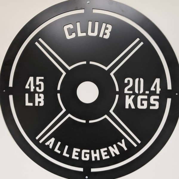 Gym Sign | Personalized Home Gym Sign | Custom Metal Gym Sign | Home ...