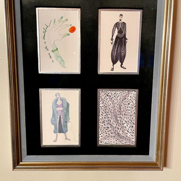 6x24 Frame approximate Size Vintage Gold Long Skinny With Optional ...