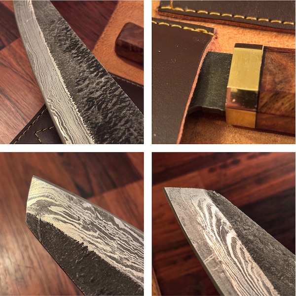 Handmade Damascus Steel Sword - Unique Christmas Gift for Him ...
