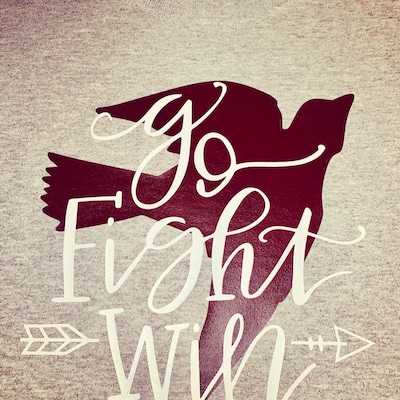 Go Fight Win Svg / Football SVG / Friday Football SVG / Football Cut ...
