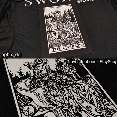 The Devil Tarot Card Back Patch // Tarot Patch // Tarot - Etsy