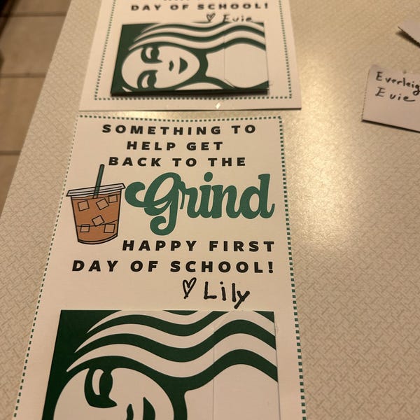 Coffee First Day of School Teacher Gift, Back to the Grind Teacher ...