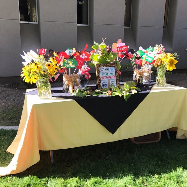 PRINTABLE Italy Photo Booth Props–italy Travel Props-italian Party ...