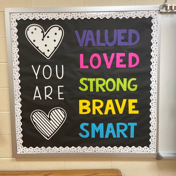 You Are| Bulletin Board Cutouts Decor - Etsy