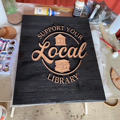Support Your Local Library Svg Library Svg Books Svg Education Svg Svg ...