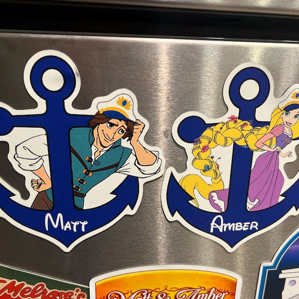 Personalized Disney Princess Girl Trip Inspired Cruise Door Magnet ...