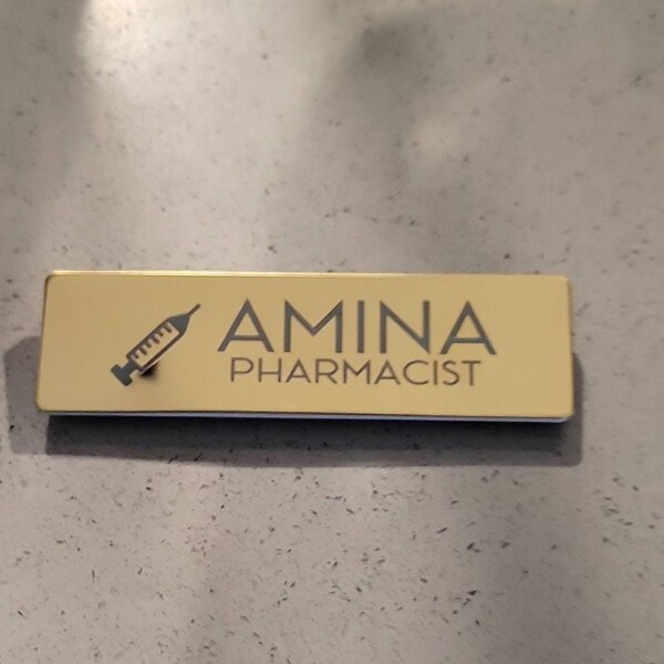 Personalized Name Tag Badge Holder,wearable Magnetic Name Tags for ...