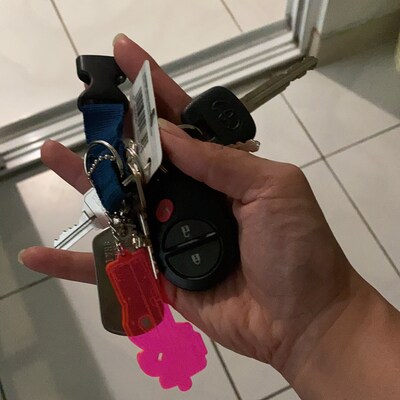 Pink P90 Keychain, Charm, or Necklace FN P90 P-chan Laser-cut Acrylic ...