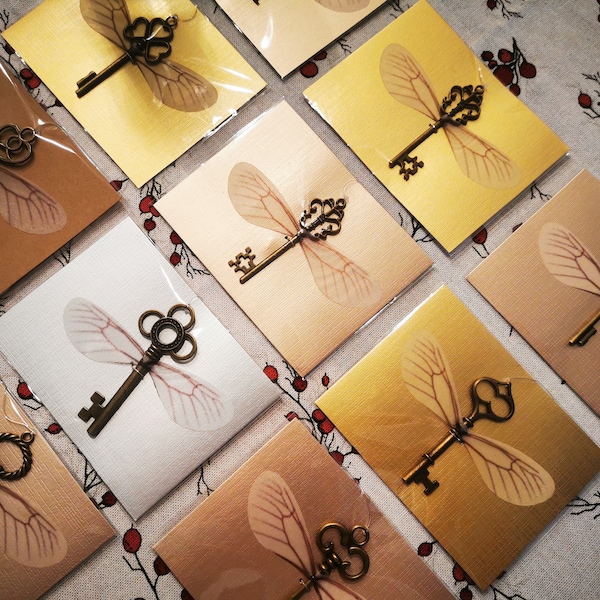 Magic Flying Keys Set, Wizard Flying Key Ornament Set, Hanging Flying ...