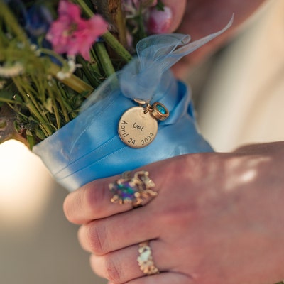 Something Blue for Bride, Engraved Bride Gift From Mom, Something Blue ...