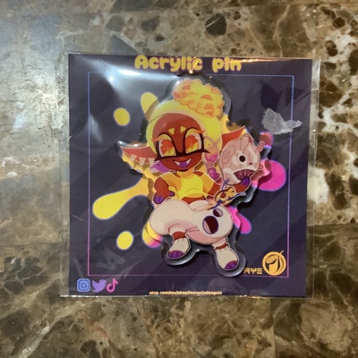 Splatoon Agent Acrilyc Pins - Etsy